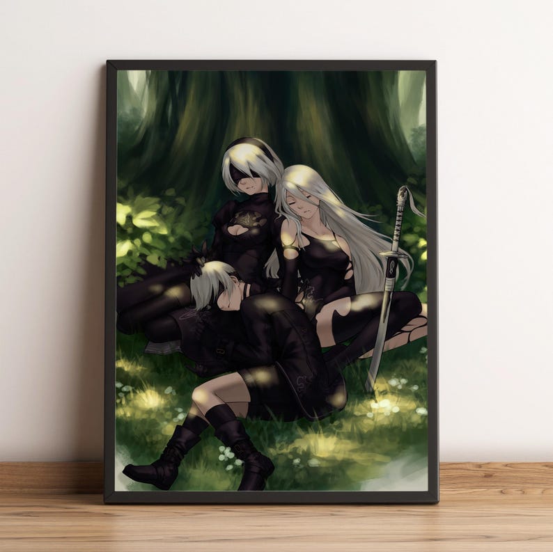 Nier Automata Poster, Game Print, Wall Art, Home Decor, Gift for Gamers ...