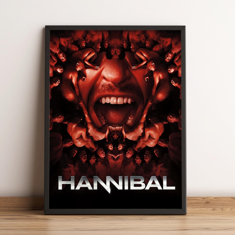 Hannibal Poster, TV Series Print, Wall Art, Home Decor, Gift for TV ...