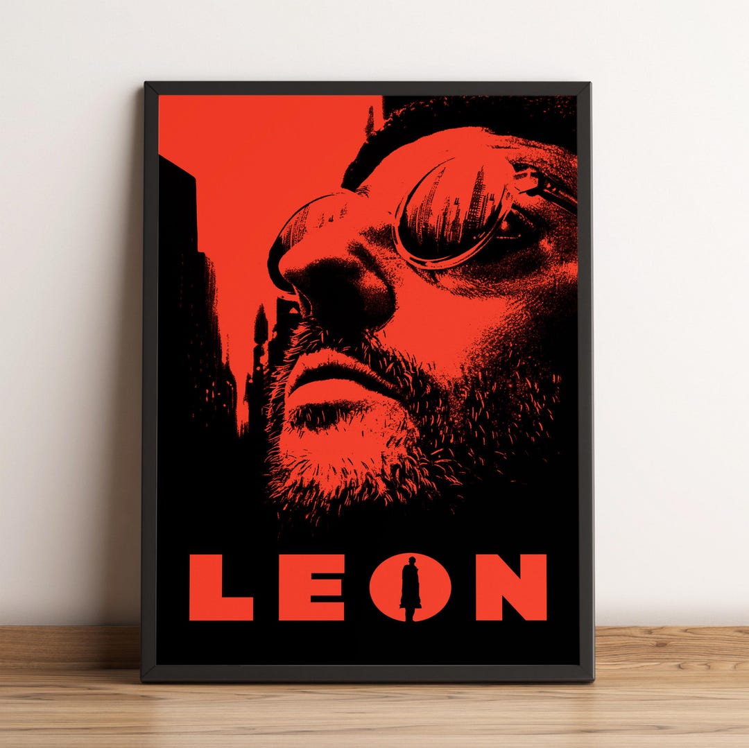 Leon the Professional Poster, Movie Print, Wall Art, Home Decor, Gift ...