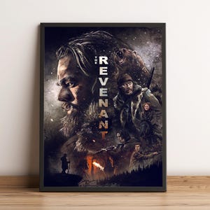 The Revenant Poster, Movie Print, Wall Art, Home Decor, Gift for Film ...
