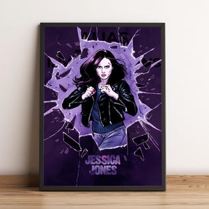 Jessica Jones Poster, TV Series Print, Wall Art, Home Decor, Gift for ...