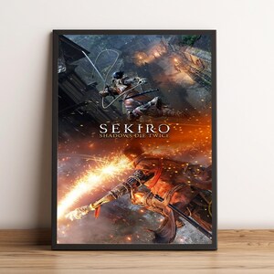 Sekiro Shadows Die Twice Poster, Game Print, Wall Art, Home Decor, Gift ...