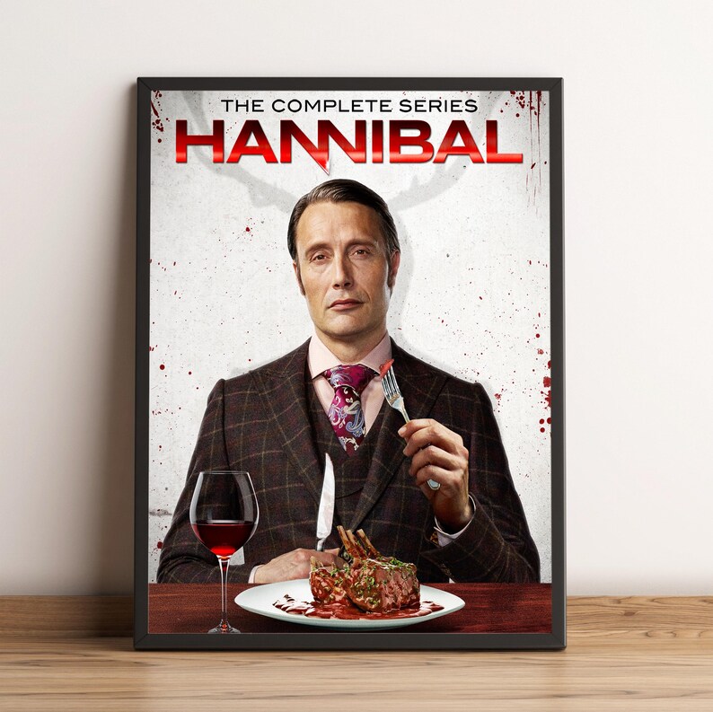 Hannibal Poster, TV Series Print, Wall Art, Home Decor, Gift for TV ...