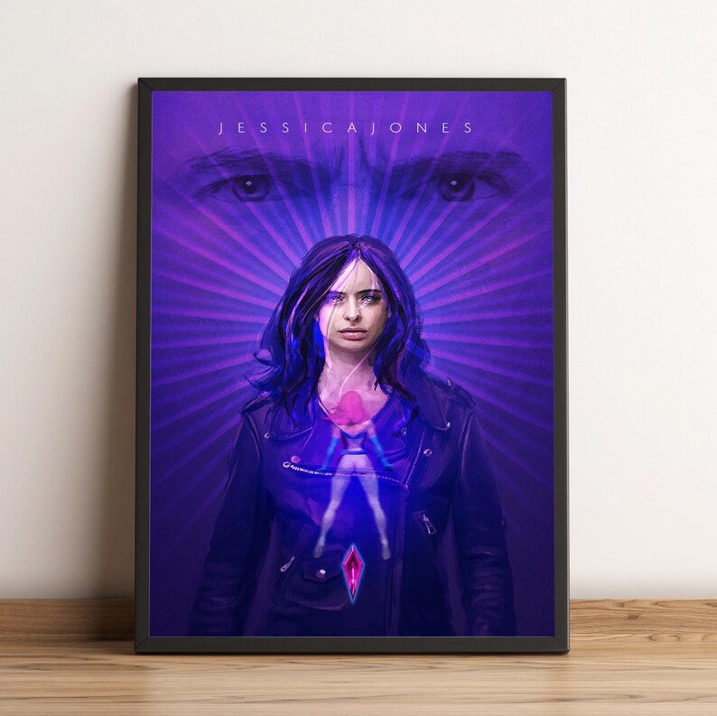 Jessica Jones Poster, TV Series Print, Wall Art, Home Decor, Gift for ...