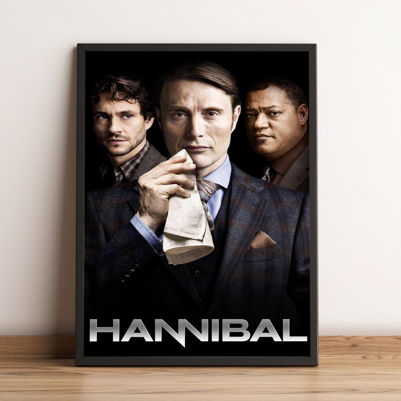 Hannibal Poster, TV Series Print, Wall Art, Home Decor, Gift for TV ...