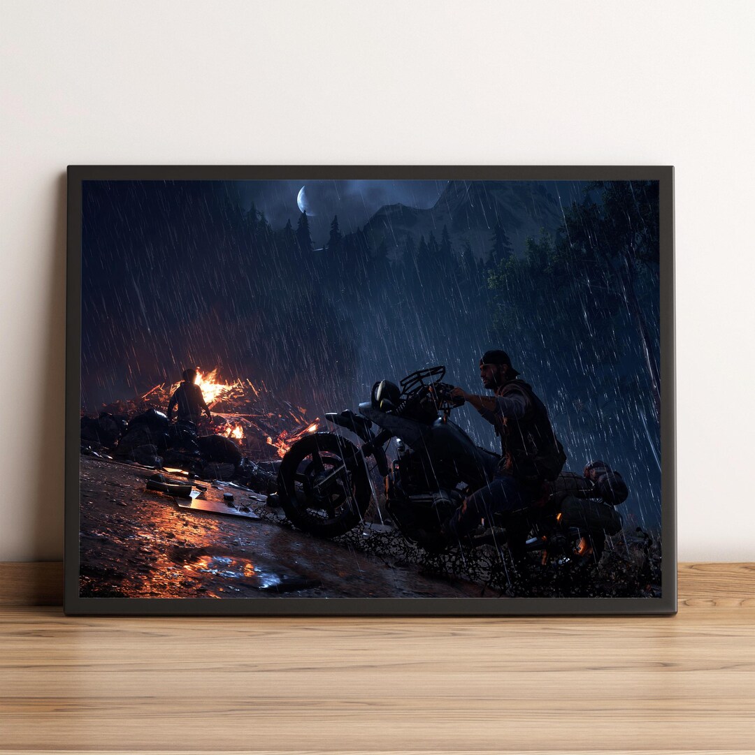 Days Gone Poster, Game Print, Wall Art, Home Decor, Gift for Gamers #2 ...