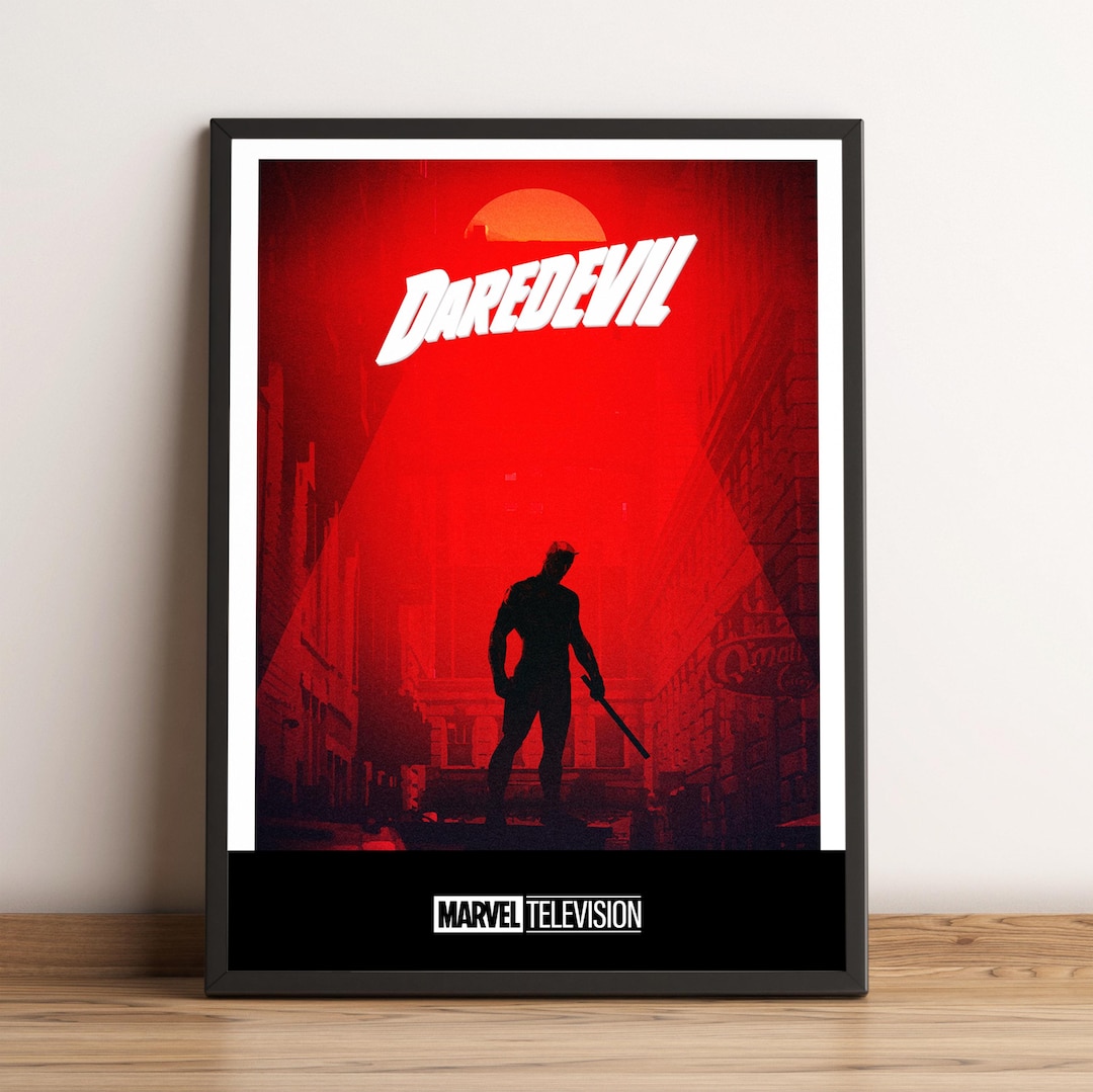 Daredevil Poster, TV Series Print, Wall Art, Home Decor, Gift for TV ...