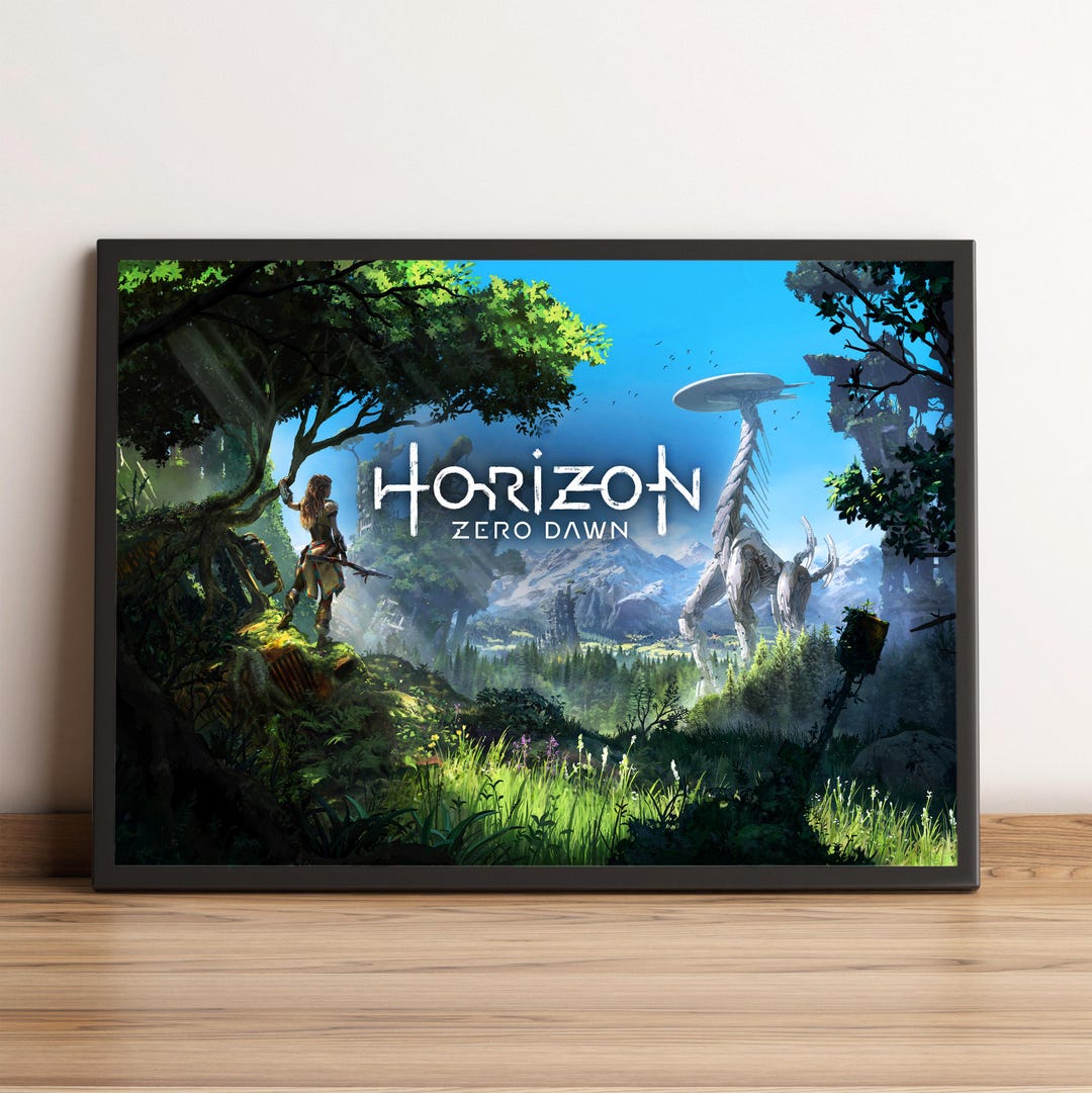 Horizon Zero Dawn Poster, Game Print, Wall Art, Home Decor, Gift for ...