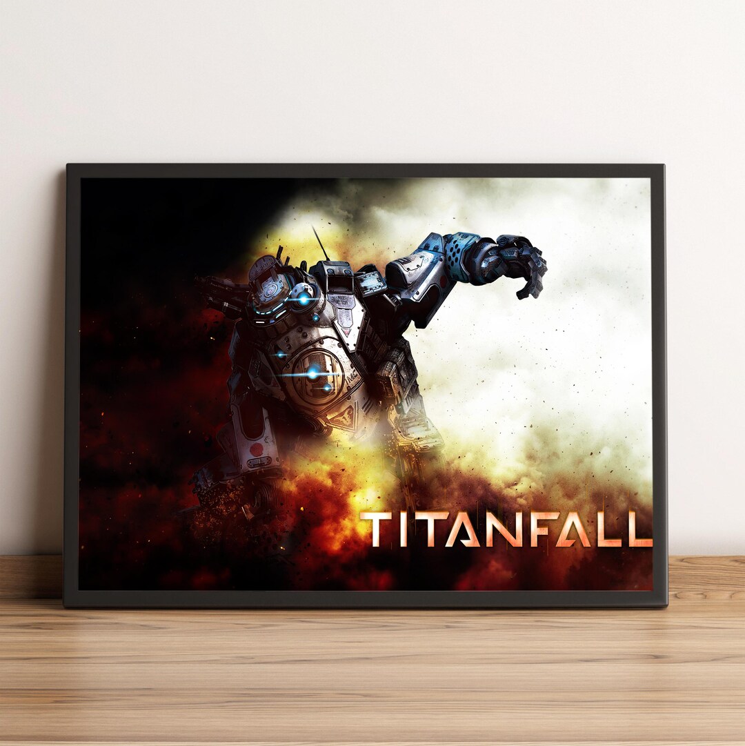 Titanfall Poster, Game Print, Wall Art, Home Decor, Gift for Gamers #2 ...