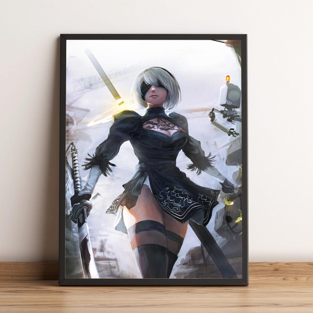 Nier Automata Poster, Game Print, Wall Art, Home Decor, Gift for Gamers ...