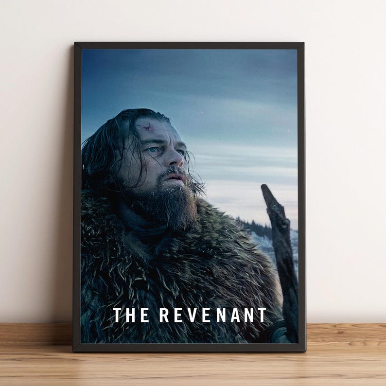 The Revenant Poster, Movie Print, Wall Art, Home Decor, Gift for Film ...