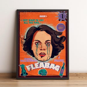 Fleabag Poster, TV Series Print, Wall Art, Home Decor, Gift for TV Show ...