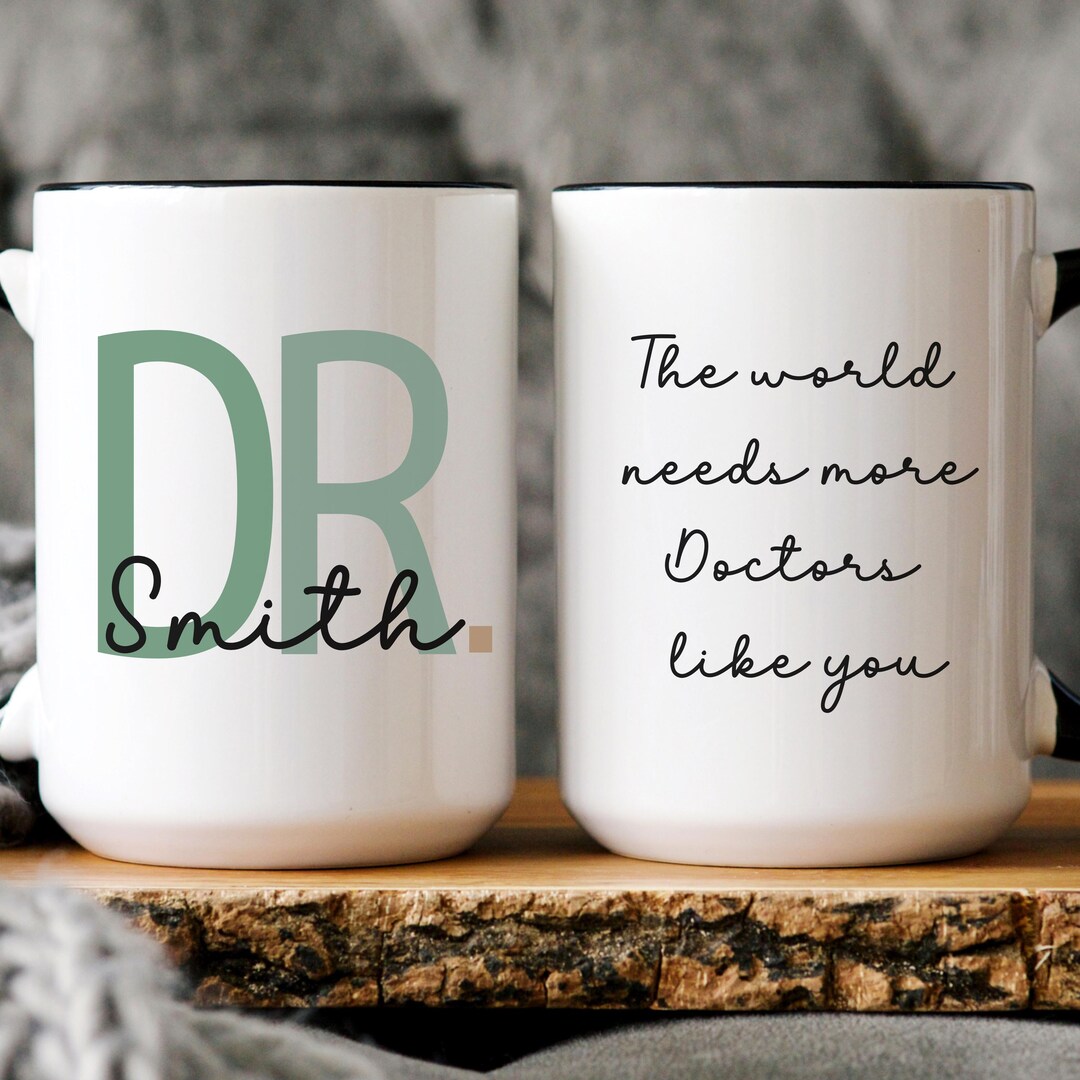 Custom Doctor Mug With Name, Personalized Doctor Mug, Custom Doctor ...