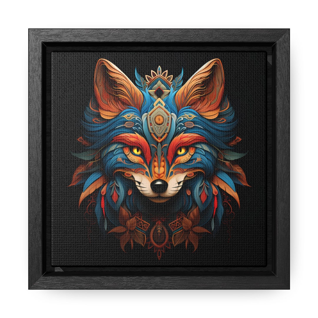 Trickster Native Print W/ Frame - Etsy