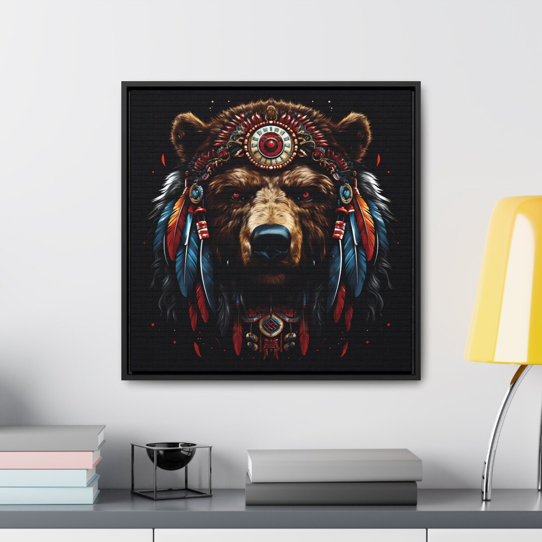 The Survivor Native Art Print W/ Frame - Etsy
