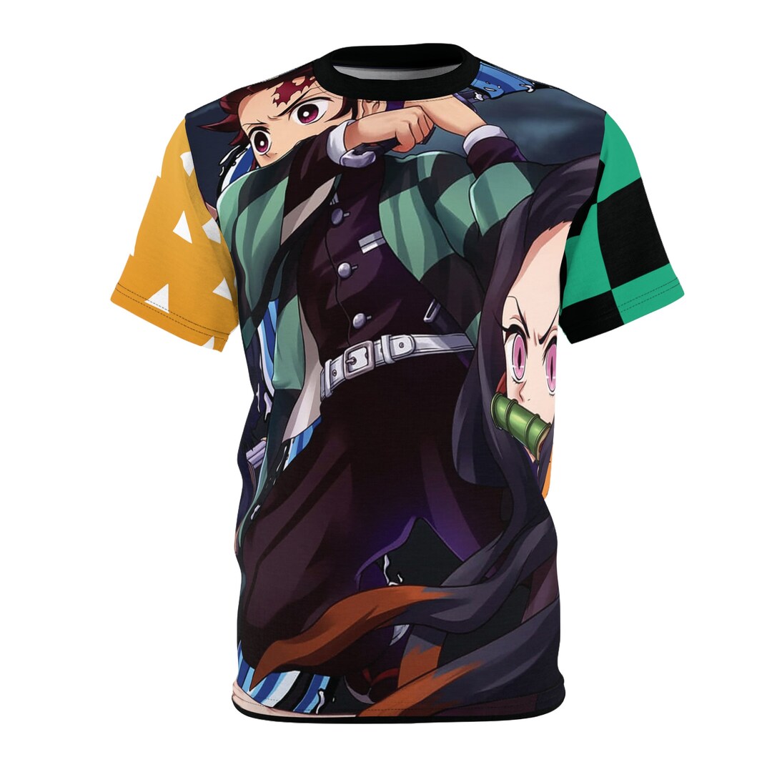Demon Slayer: Kimetsu No Yaiba Tanjiro 360 Print Graphic Tee - Etsy