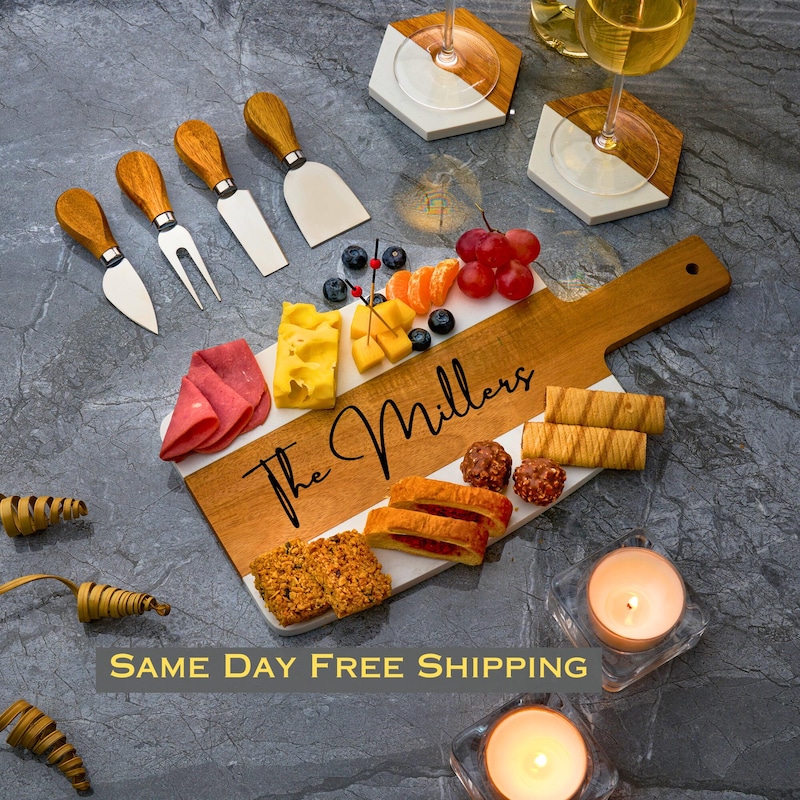 Personalized Cheese Board - Etsy