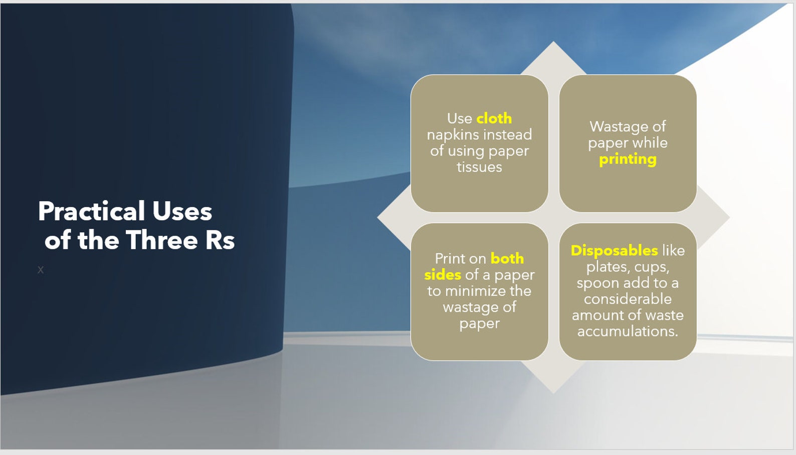 Reduce, Reuse and Recycle the 3rs of Environment - Etsy