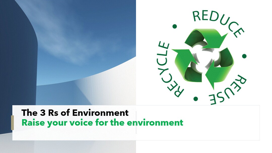Reduce, Reuse and Recycle - the 3rs of Environment - Etsy