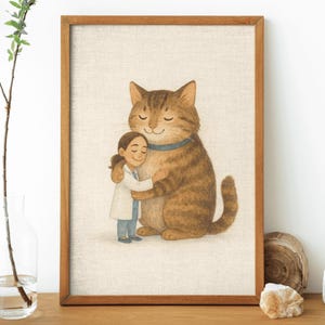 Pet and Owner Custom Portrait, Couple Illustration, Cute Family Drawing ...