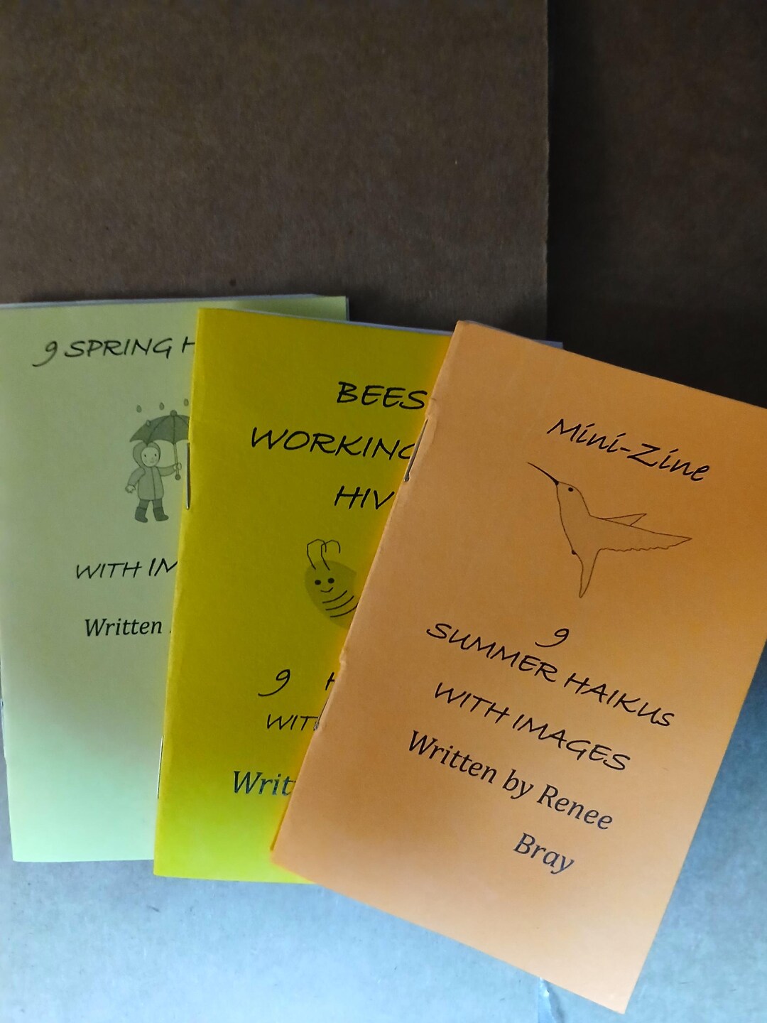 3 Haiku Mini-zines Summer, Bees, or Spring - Etsy