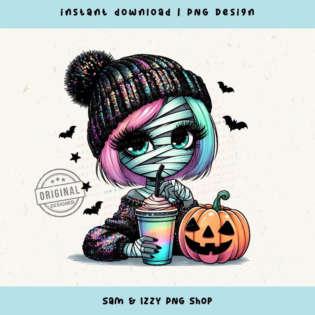 Cute Mummy Png, Cute Snarky Boojee Png, Funny Halloween Png, Autumn ...