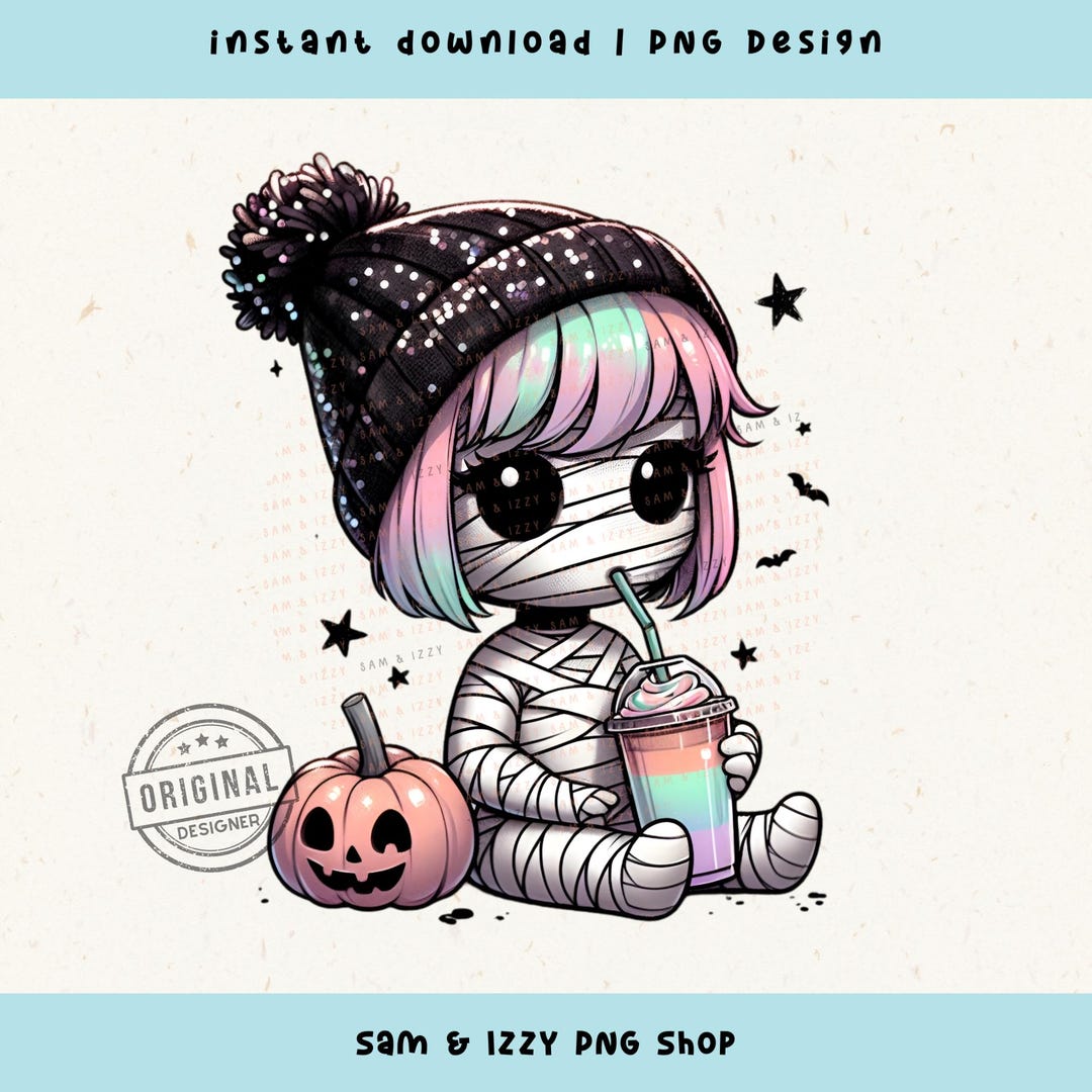 Cute Mummy Png, Cute Snarky Boojee Png, Funny Halloween Png, Autumn ...