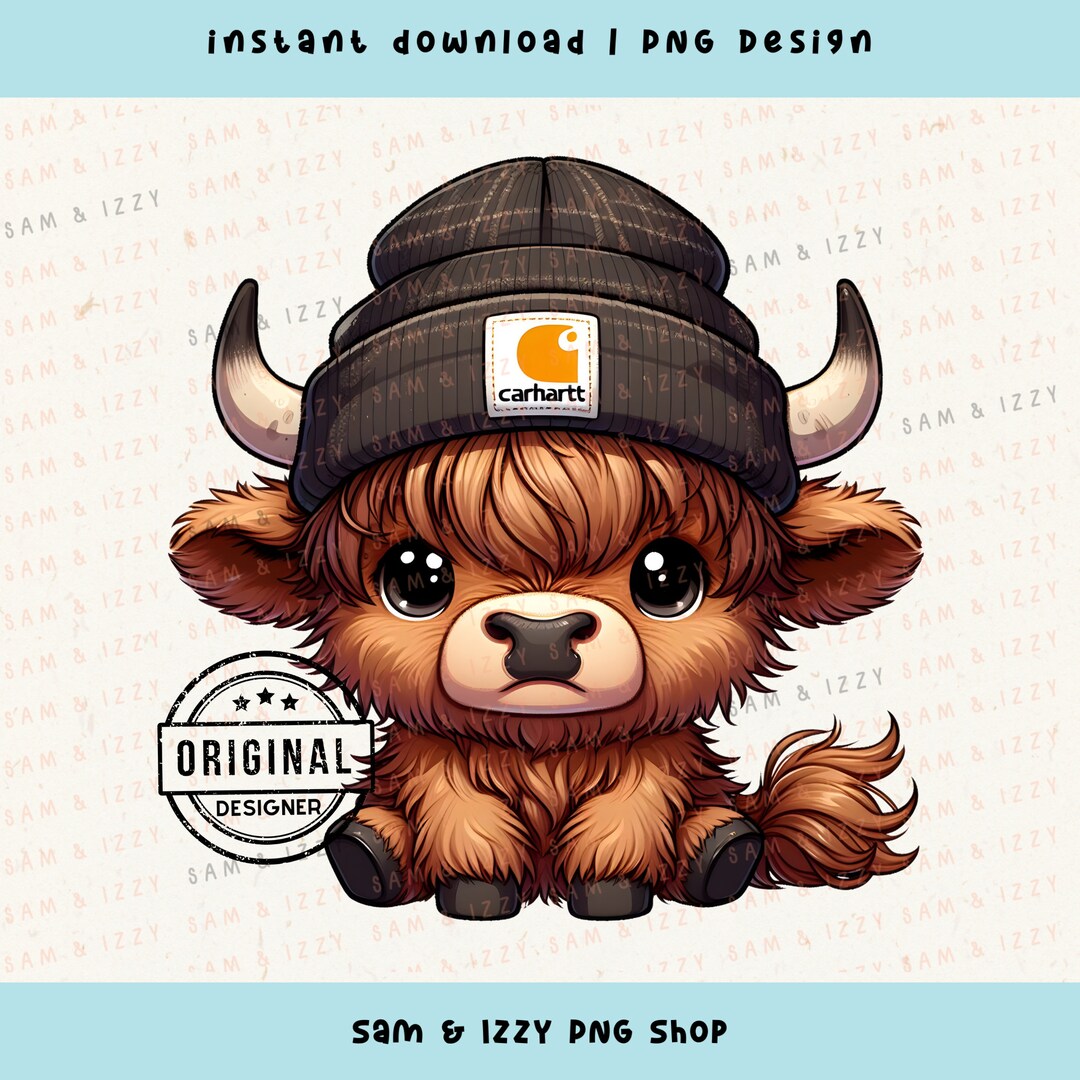 Highland Cow Png, Highland Cow Design, Western Png, Cow Bundle ...