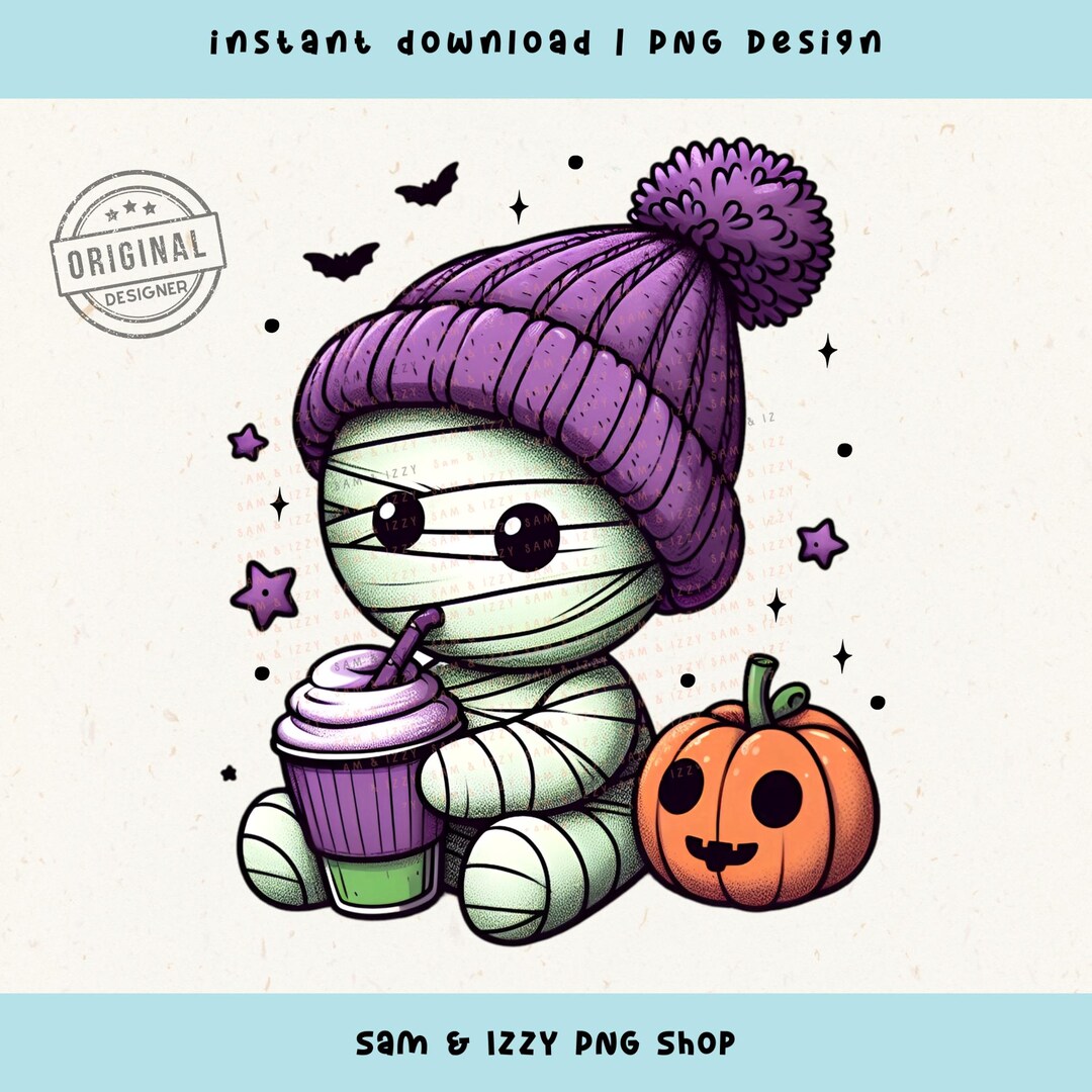 Cute Mummy Png, Cute Snarky Boojee Png, Funny Halloween Png, Autumn ...