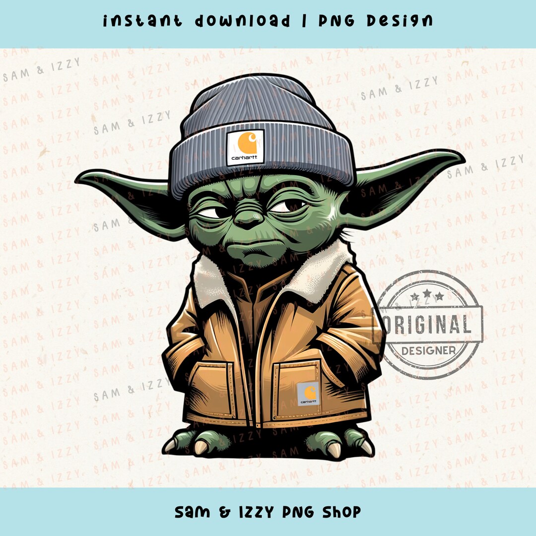 Yoda Clipart, Grogu Png, May the 4th, Carhartt Png, Cartoon Designs ...