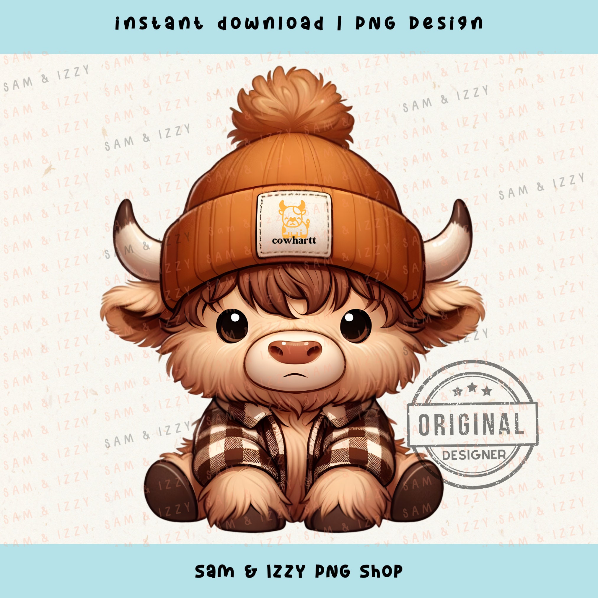 Highland Cow Png, Highland Cow Design, Cow Sublimation, Western Png ...
