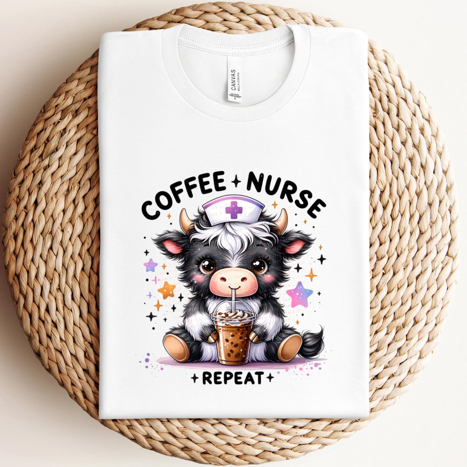 Coffee Nurse Repeat Png, Nurse Appreciation Clipart, Nurse Sublimation ...
