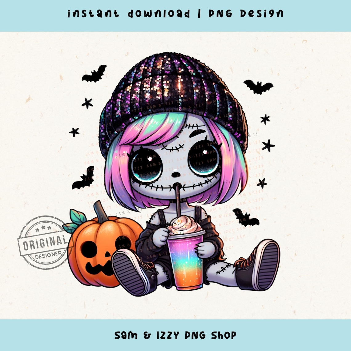 Cute Monster Png, Cute Snarky Boojee Png, Funny Halloween Png, Autumn ...