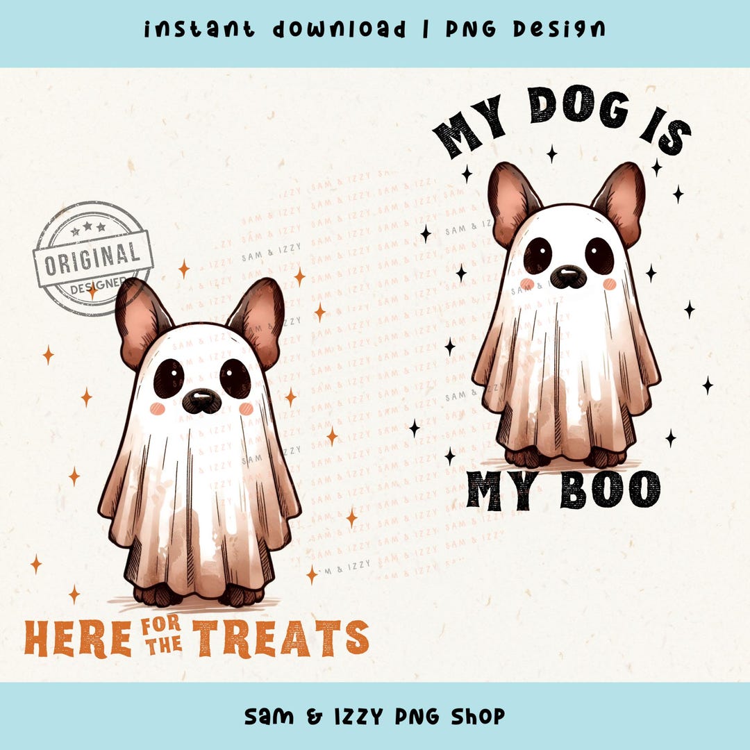 Cute Ghost Clipart, Cute Ghost Dog Png, Halloween Dog Png, Ghost Dogs ...