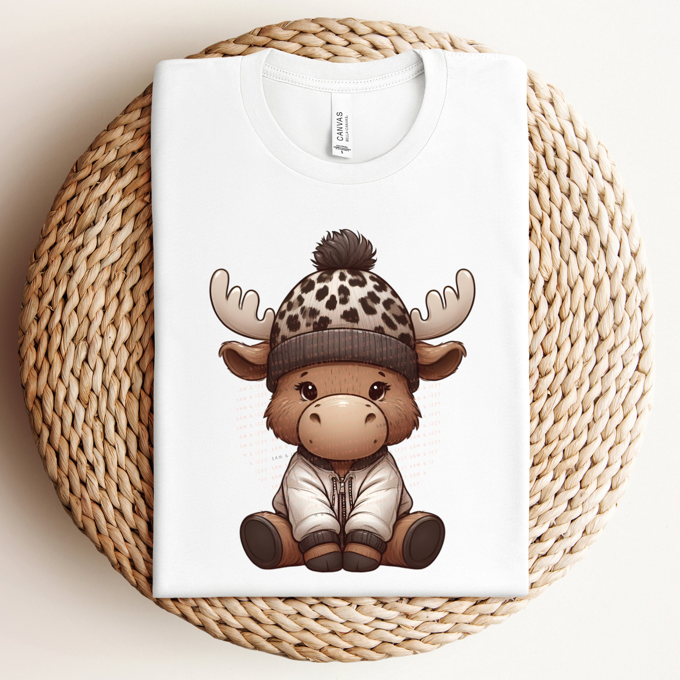 Cute Moose, Moose Png, Moose Clipart, Moose Sublimation, Kids Tshirt ...