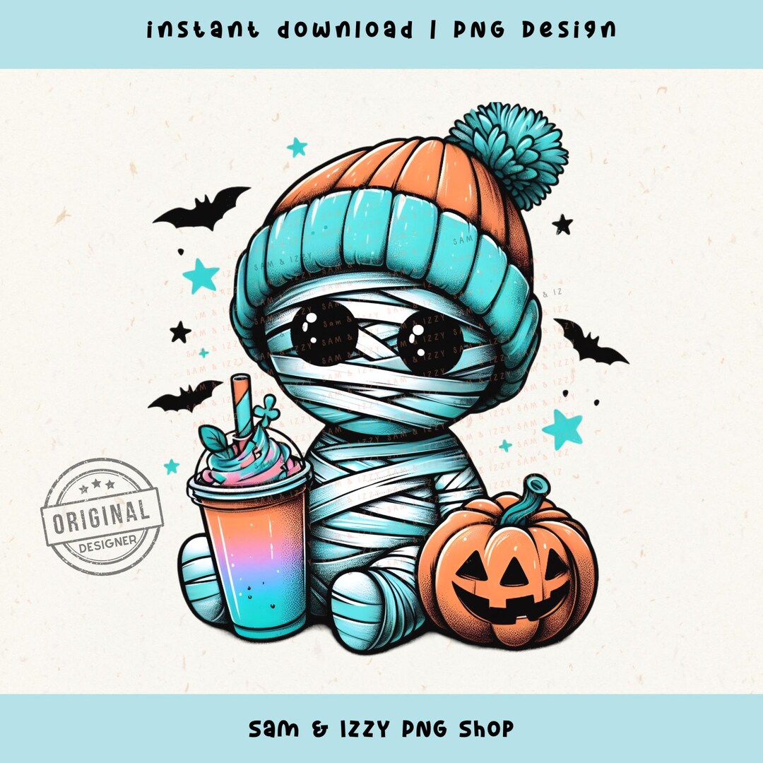 Cute Mummy Png, Cute Snarky Boojee Png, Funny Halloween Png, Autumn ...