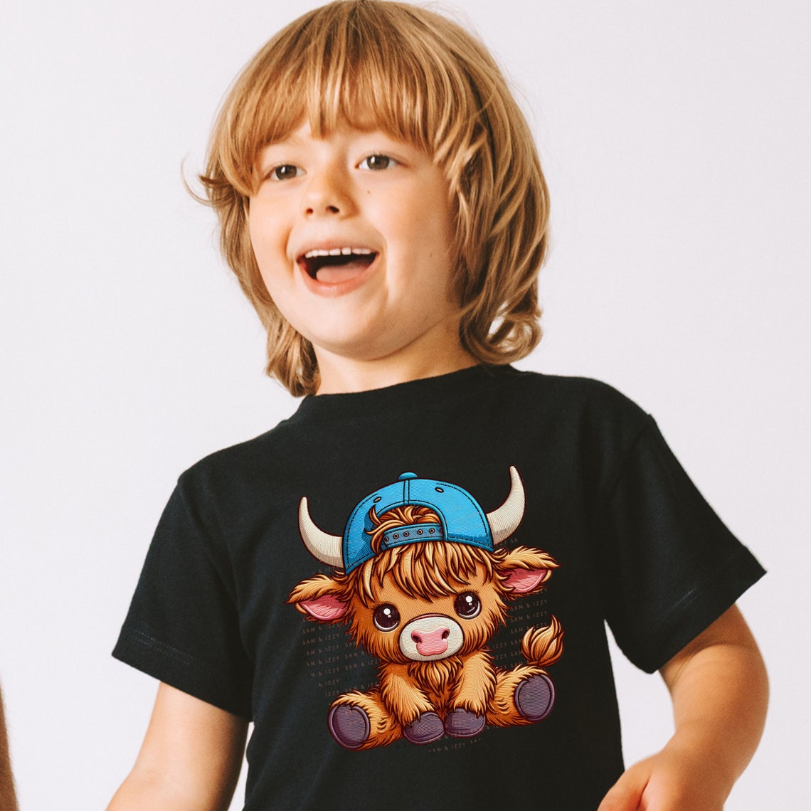 Highland Cow Png, Highland Cow Design, Carhartt Cow, Faux Embroidery ...