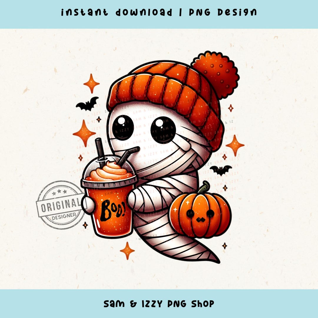 Cute Mummy Ghost, Cute Snarky Ghost Png, Funny Ghost Png, Ghost Shirt ...