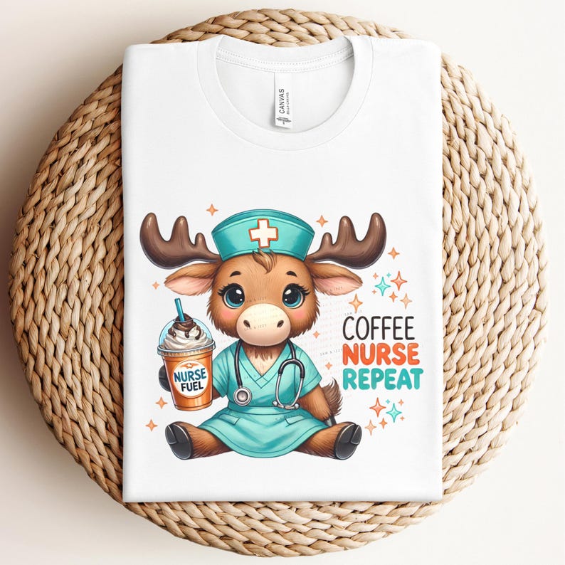 Coffee Nurse Repeat Png, Nurse Appreciation Clipart, Nurse Sublimation ...