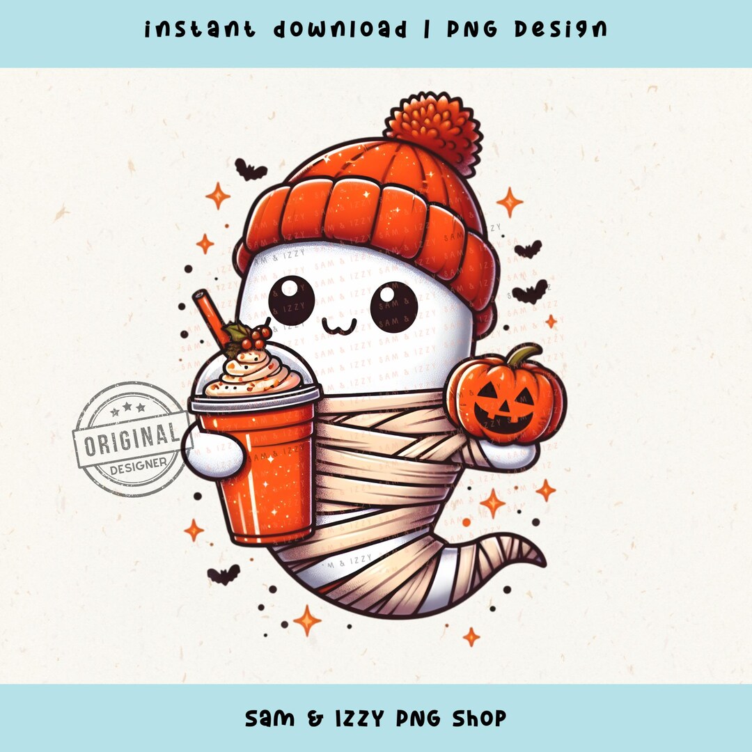 Cute Mummy Ghost, Cute Snarky Ghost Png, Funny Ghost Png, Ghost Shirt ...