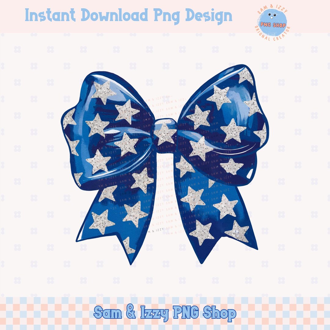 Patriotic Coquette Bow Png Decals Sublimation Designs, 4th of July ...