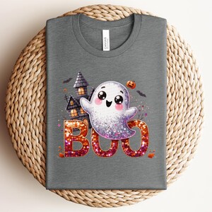 Spooky Cute Ghost Png, Glitter Boo Halloween Image, Adorable Sequin Ghost, Cute Halloween ...