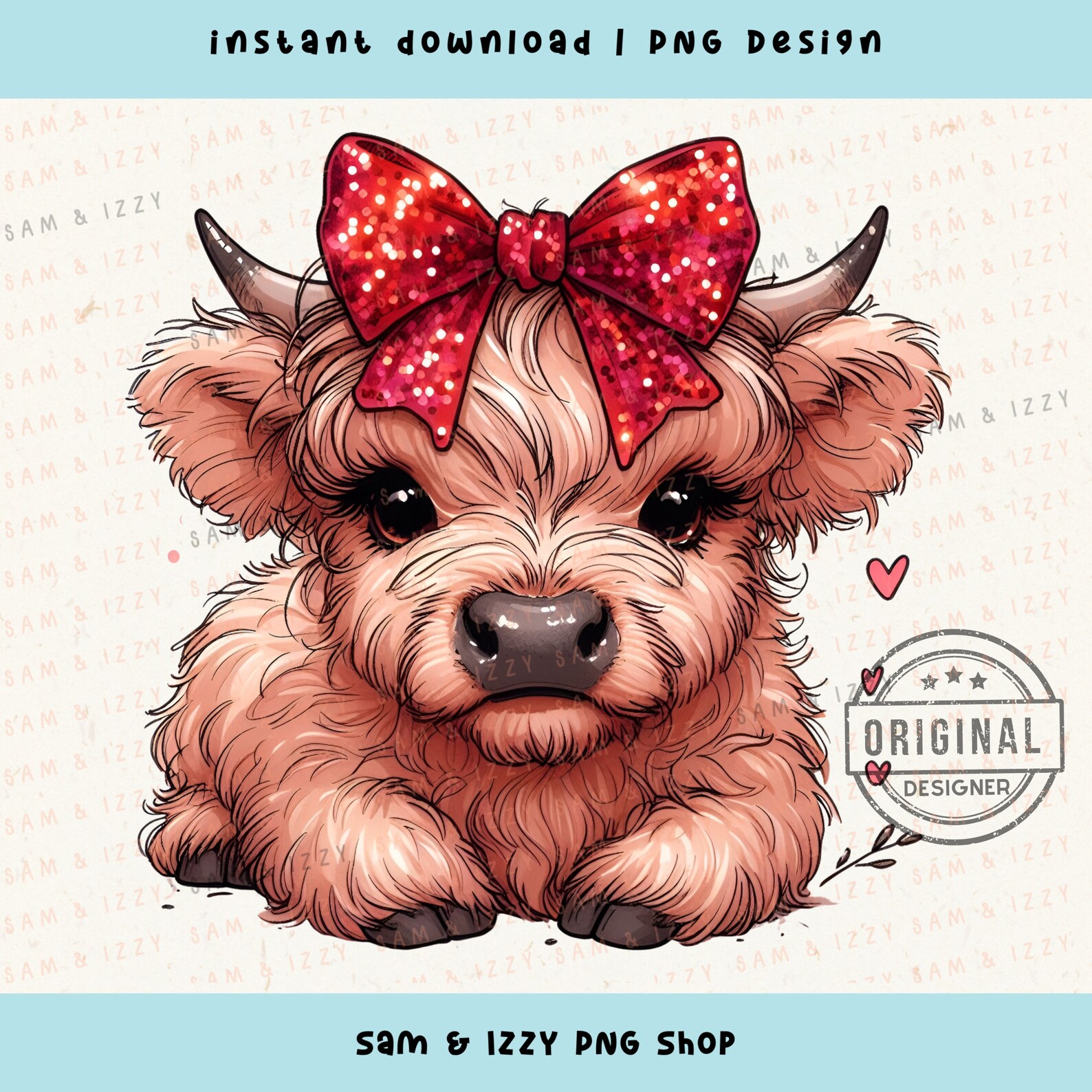 Heifer Valentine Png, Highland Cow Valentine Png, Valentine Day Western ...