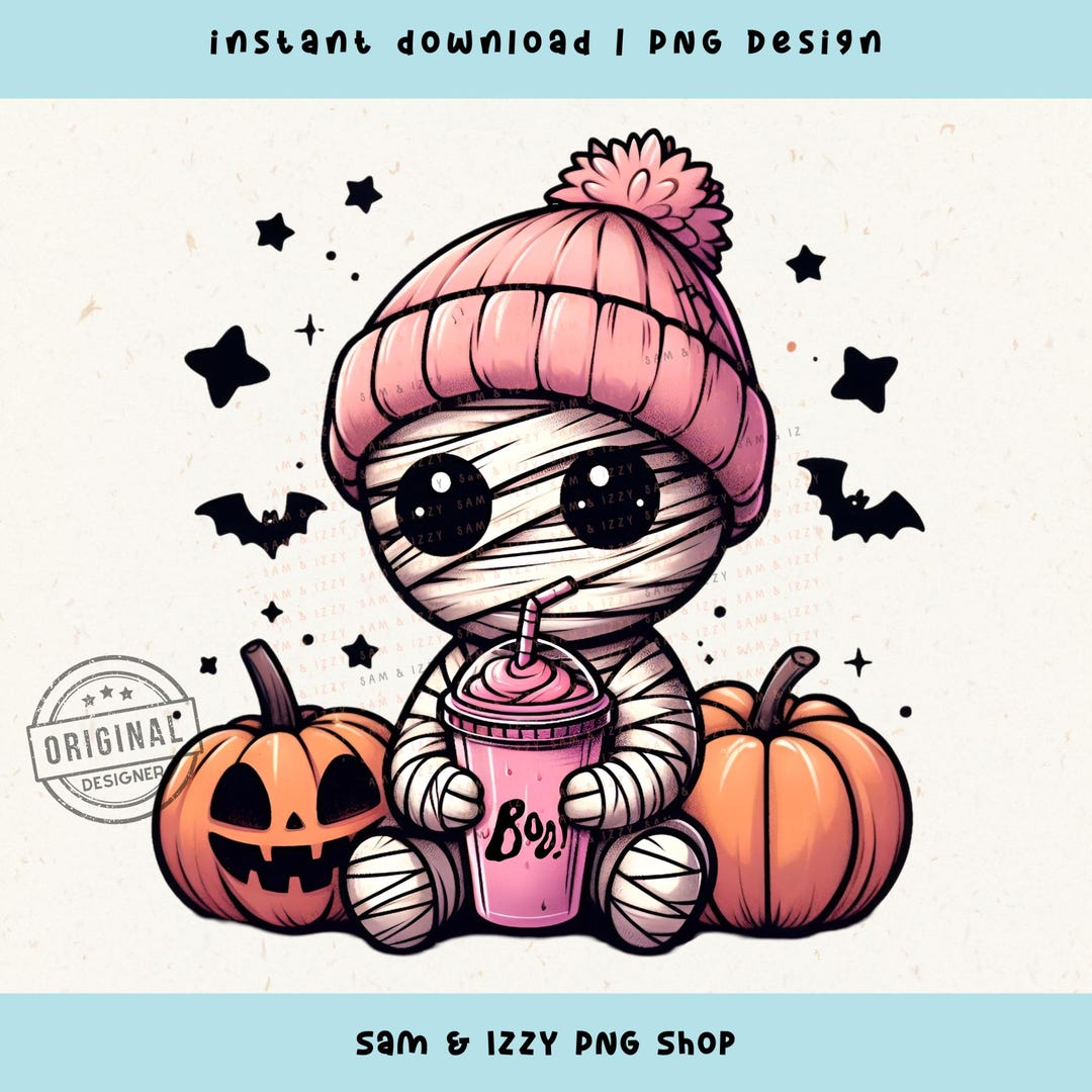 Cute Mummy Png, Cute Snarky Boojee Png, Funny Halloween Png, Autumn ...