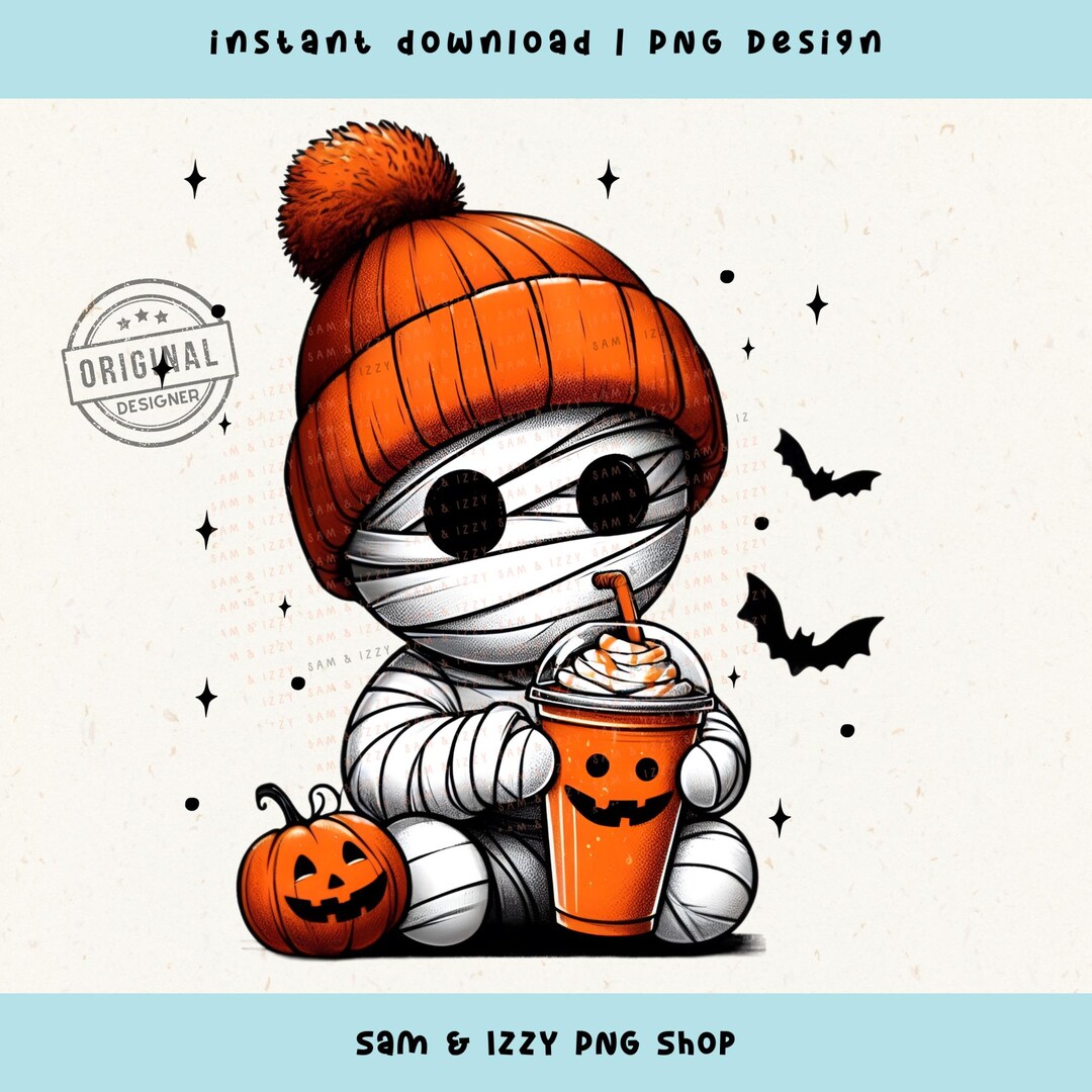 Cute Mummy Png, Cute Snarky Boojee Png, Funny Halloween Png, Autumn ...