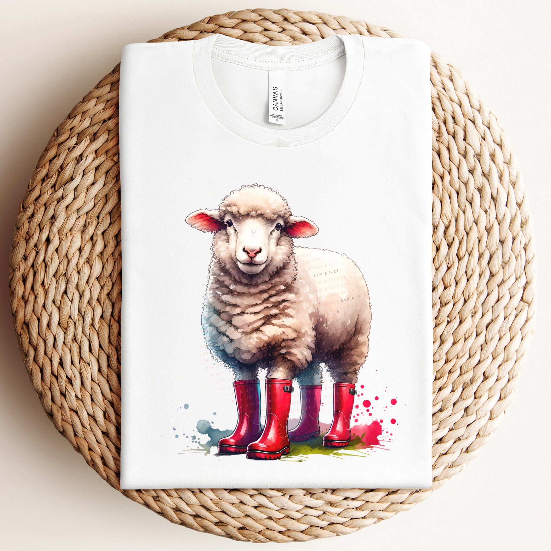 Cute Sheep Png, Farm Animals Png, Farm Png Designs, Animals With Boots ...