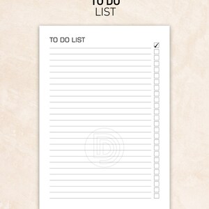 Printable to Do List 2024 to Do List Simple Daily to Do Planner to Do ...