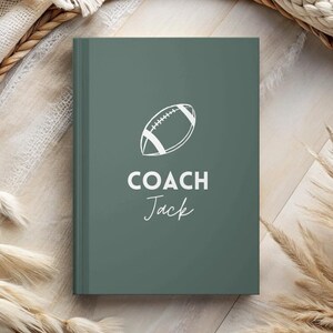 Personalized Coaching Journal, Custom Strategy Notebook, Gift for ...