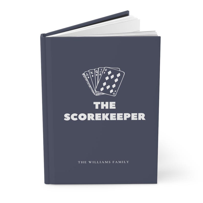Game Night Score Book, Board Game Gift, Personalized Family Game Night ...