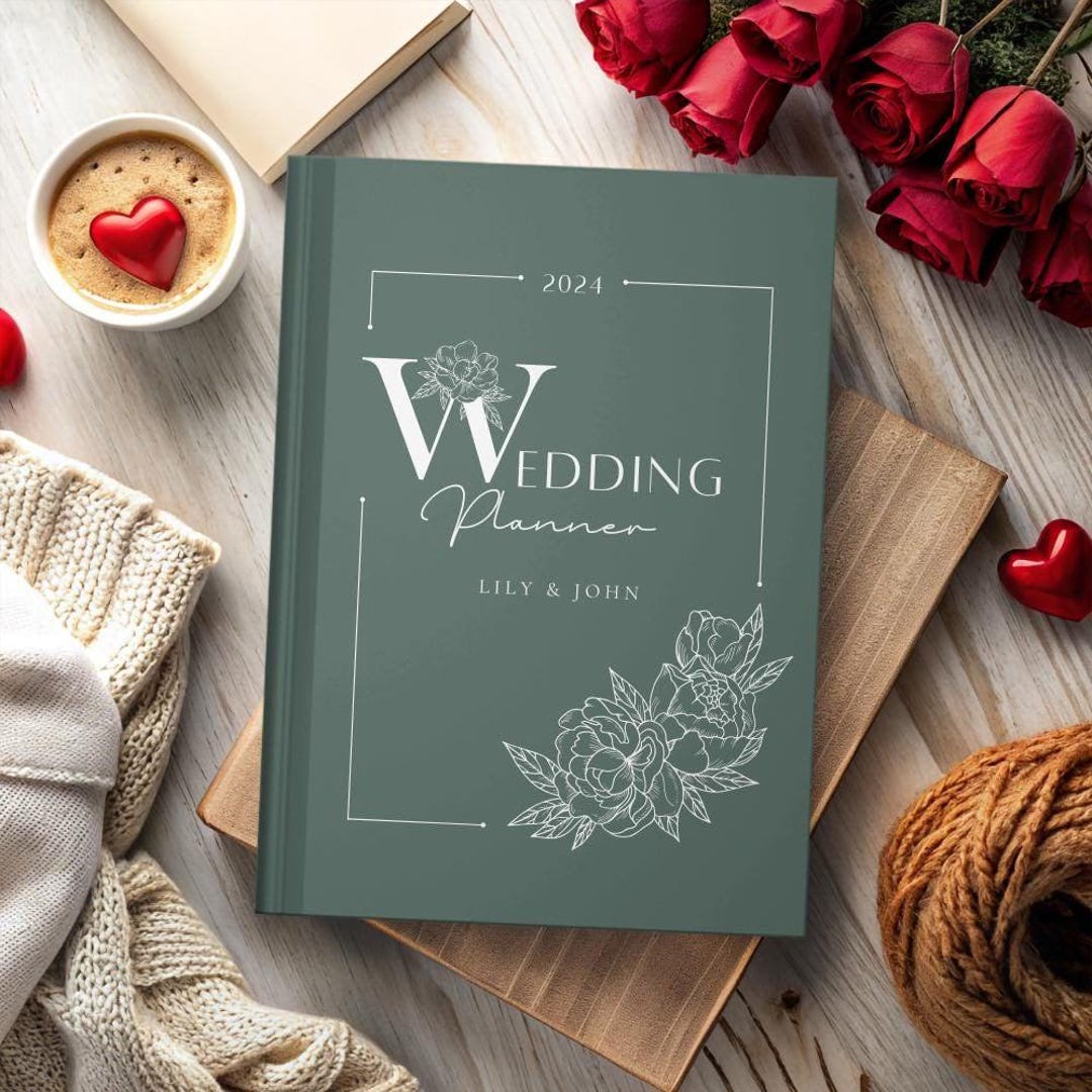 Personalized Wedding Planner, Custom Engagement Gift, Custom Bride Book ...